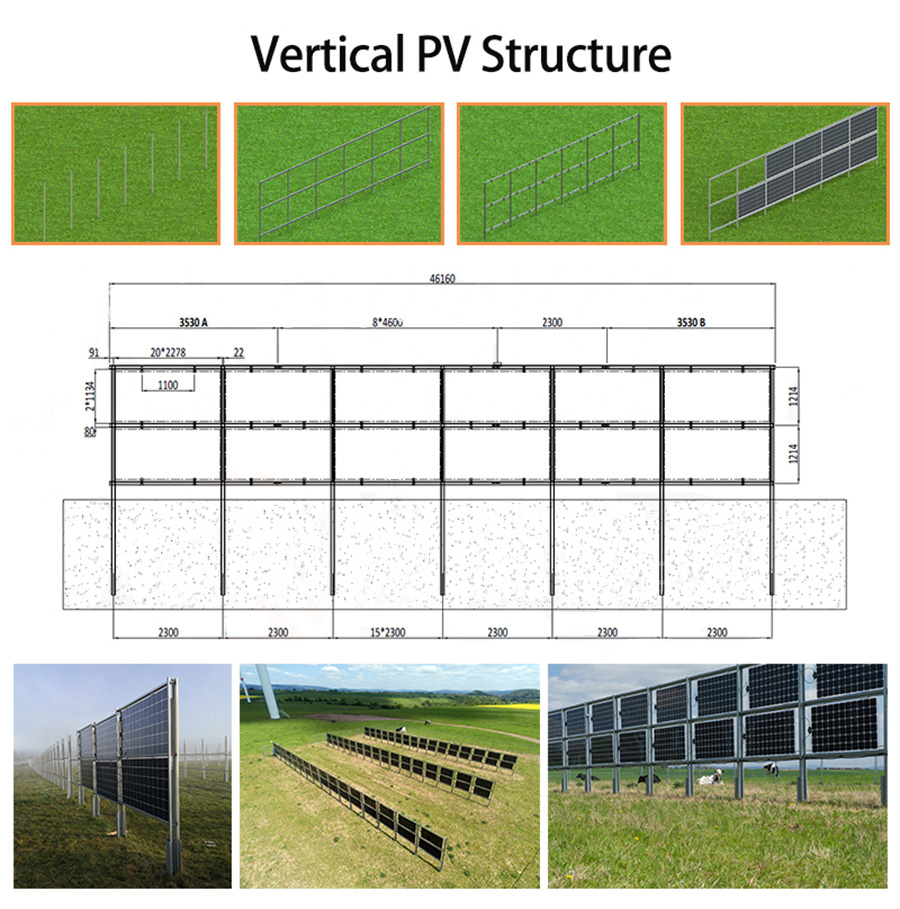 HQ Mount PV Plant Hot Dip Galvanized Mounting Solar Vertical Bifacial ... HQ Mount PV Plant Hot Dip Galvanized Mounting Solar Vertical Bifacial ...