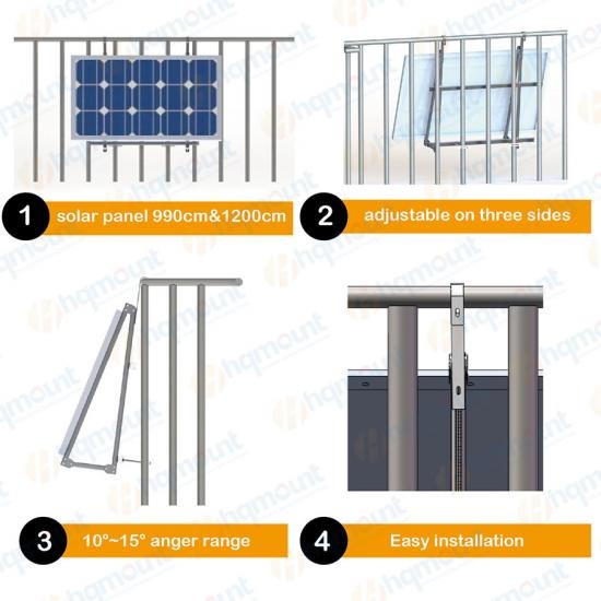HQ Mount PV Balcony & Wall Mounted Adjustable Solar Triangle Mounting ... HQ Mount PV Balcony & Wall Mounted Adjustable Solar Triangle Mounting ...